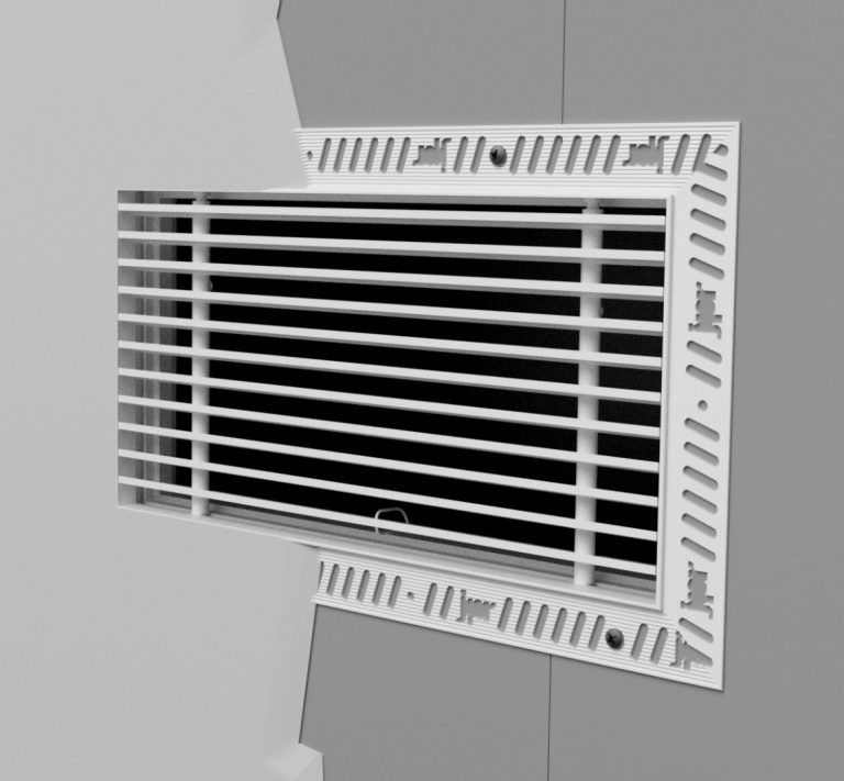 Plaster-in 25P Series Aluminium Linear Bar Grille | JPR Services